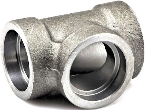 Tee Socket Weld 1x3000 Lbs A105 • Projectmaterials